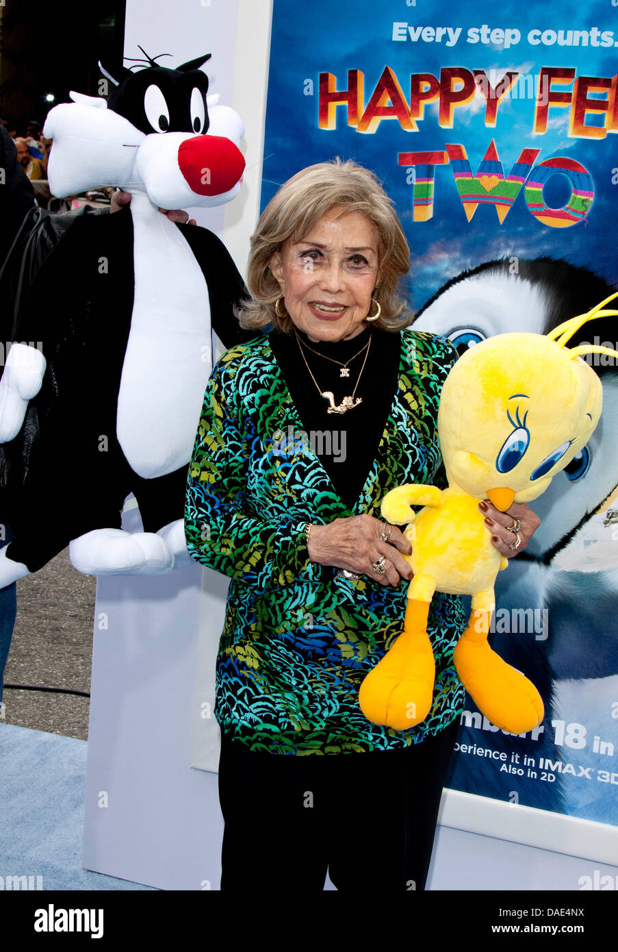 US voice recording artist June Foray arrives for the World Premiere of ...