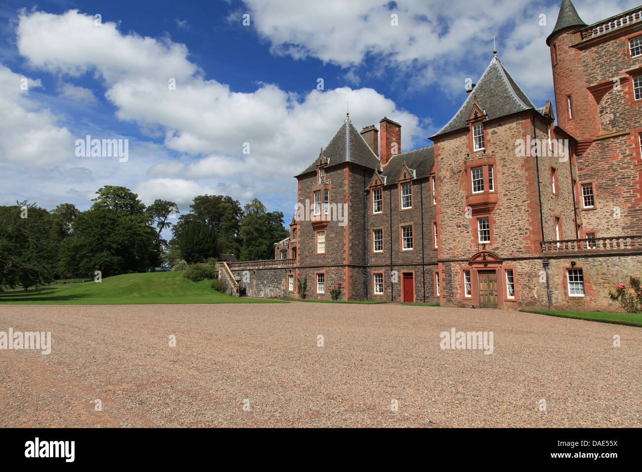 Thirlestane Castle in the Scottish Borders Stock Photo - Alamy
