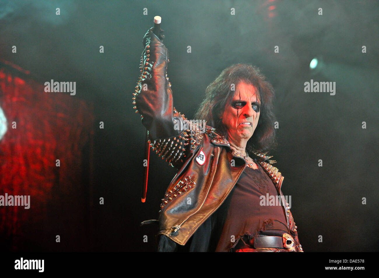 US rock musician Alice Cooper performs during a concert of his 'No More ...