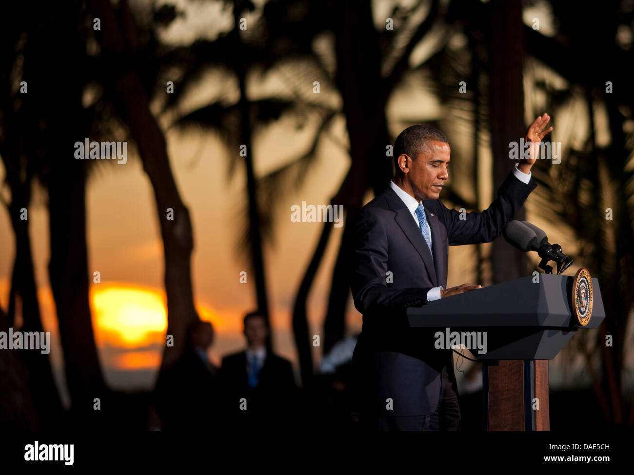 US President Barack Obama attends a press conference after the closing ...