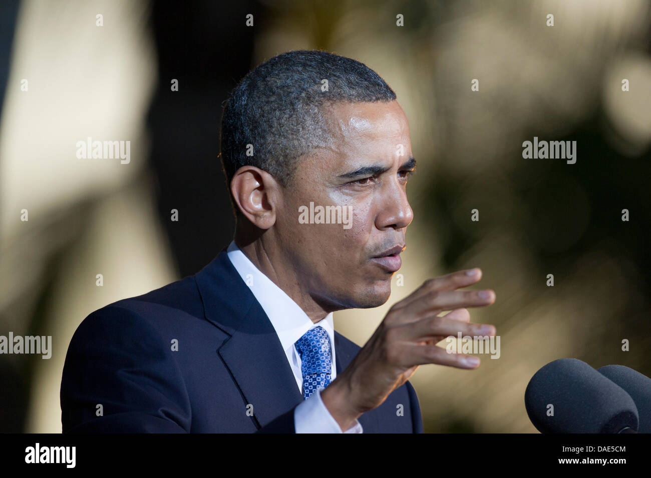 US President Barack Obama attends a press conference after the closing ...