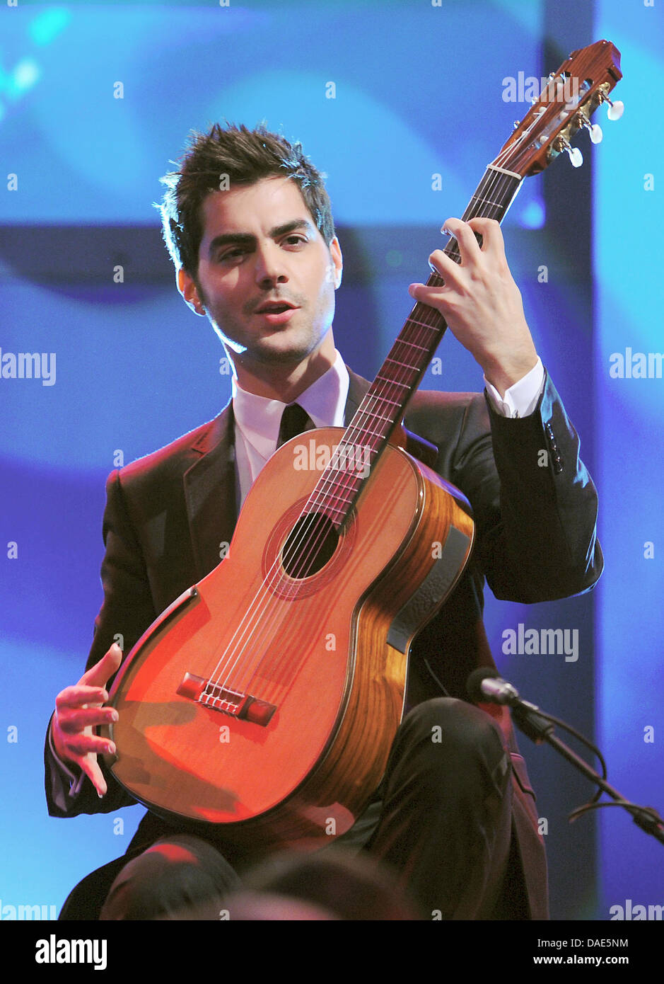 The Montenegrin guitarrist Milos Karadaglic performs during the ...
