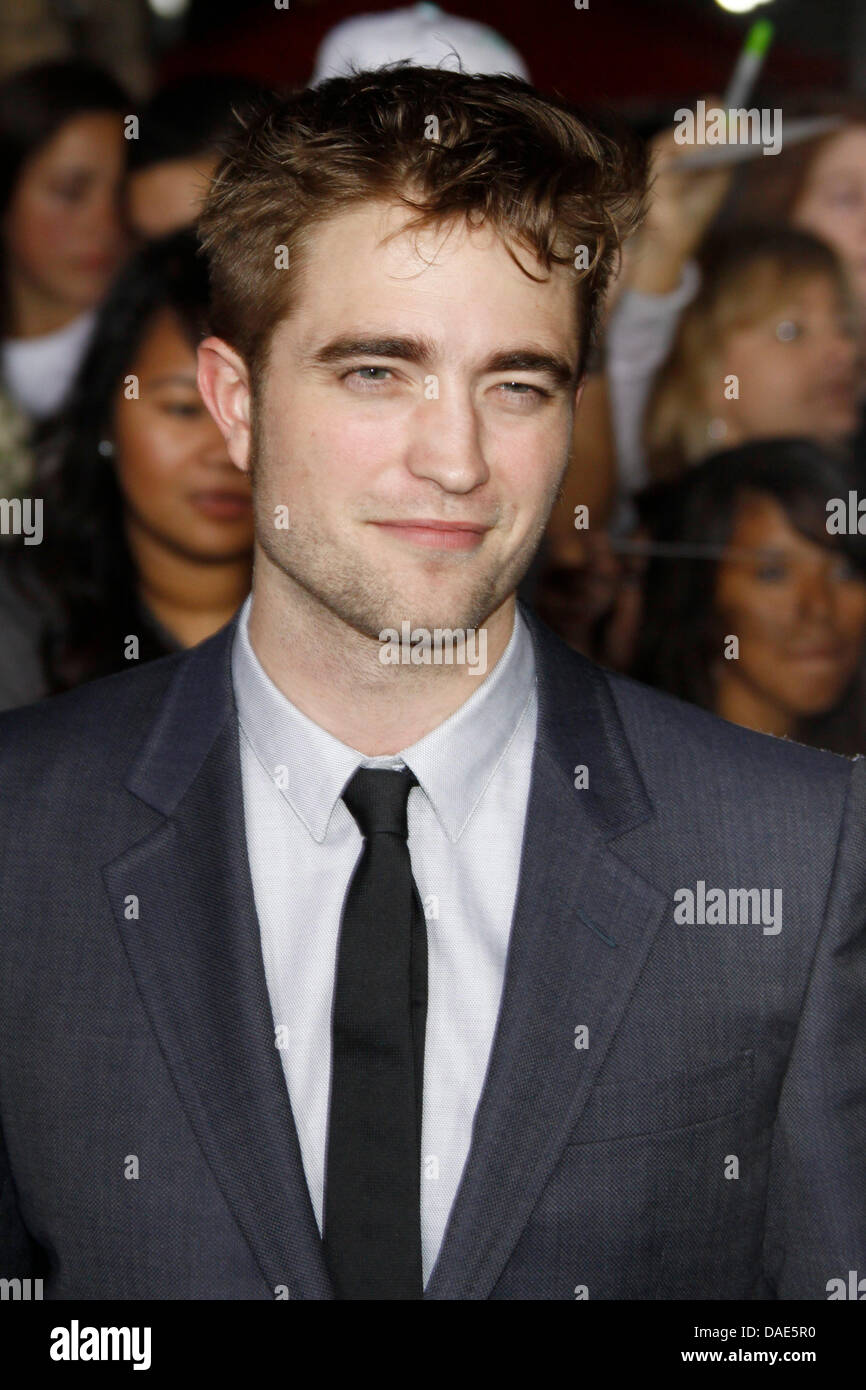 British actor Robert Pattinson arrives for the World Premiere of "The ...