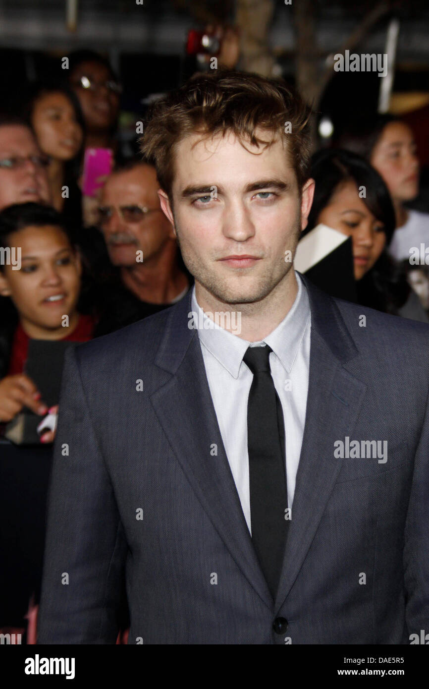 British actor Robert Pattinson arrives for the World Premiere of "The ...