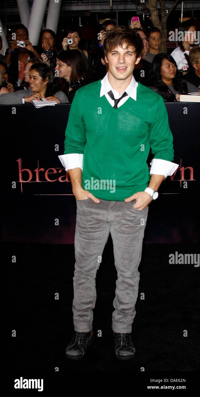 US actor, former reality TV personality and model Matthew Mackendree ...