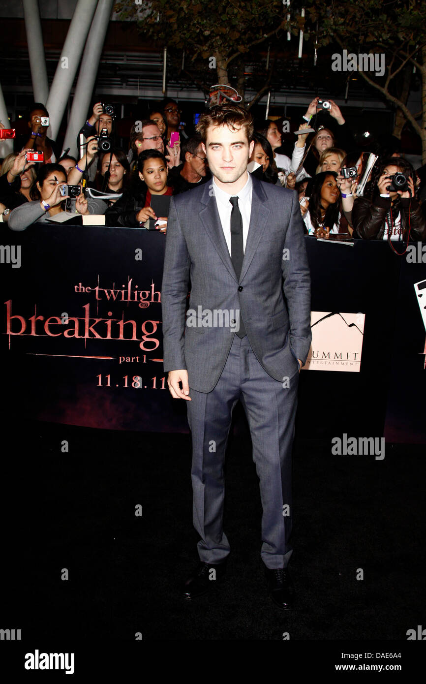 British actor Robert Pattinson arrives for the World Premiere of "The ...