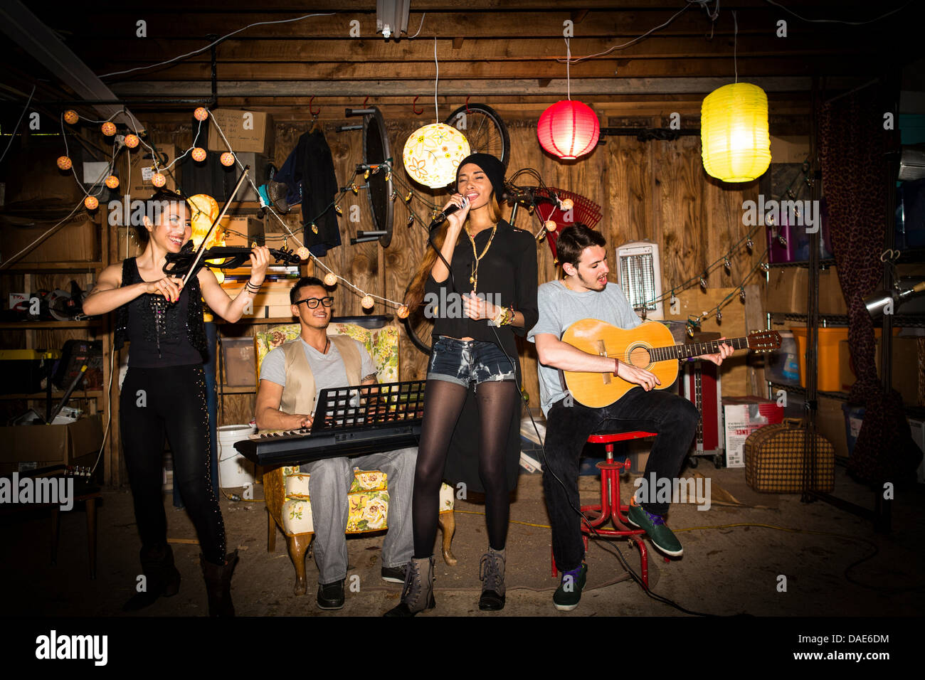 Garage band hi-res stock photography and images - Alamy