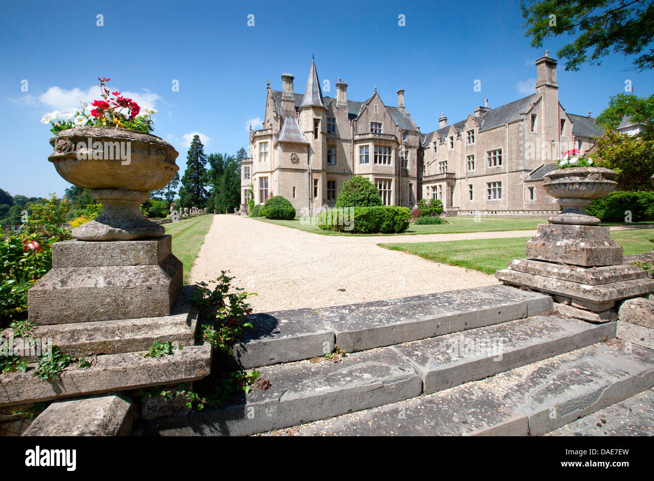 English, British, Landscape, Park, Gardens, Orchardleigh House, Frome ...