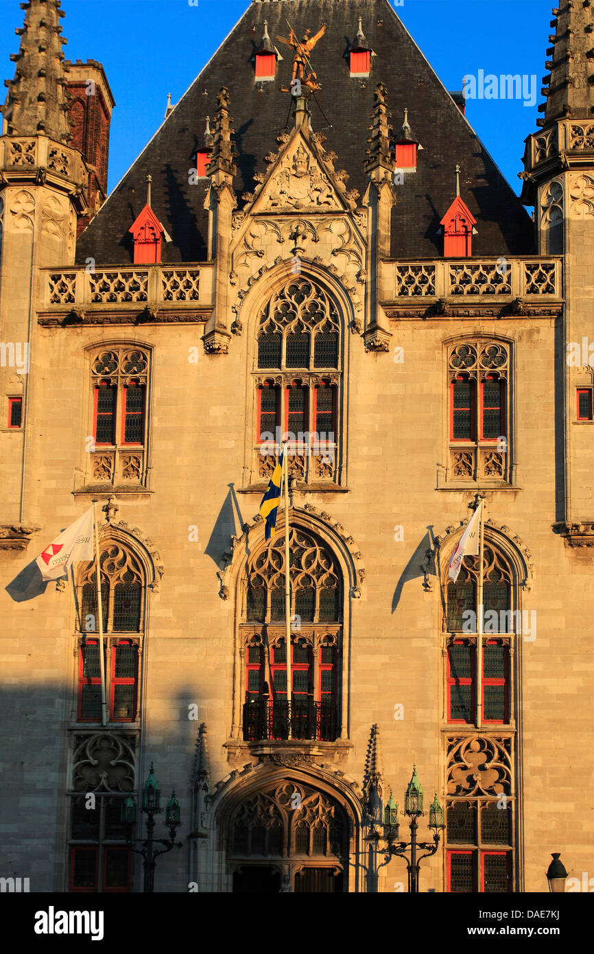 Exterior of the Provincial Court building, Market place, Bruges City ...