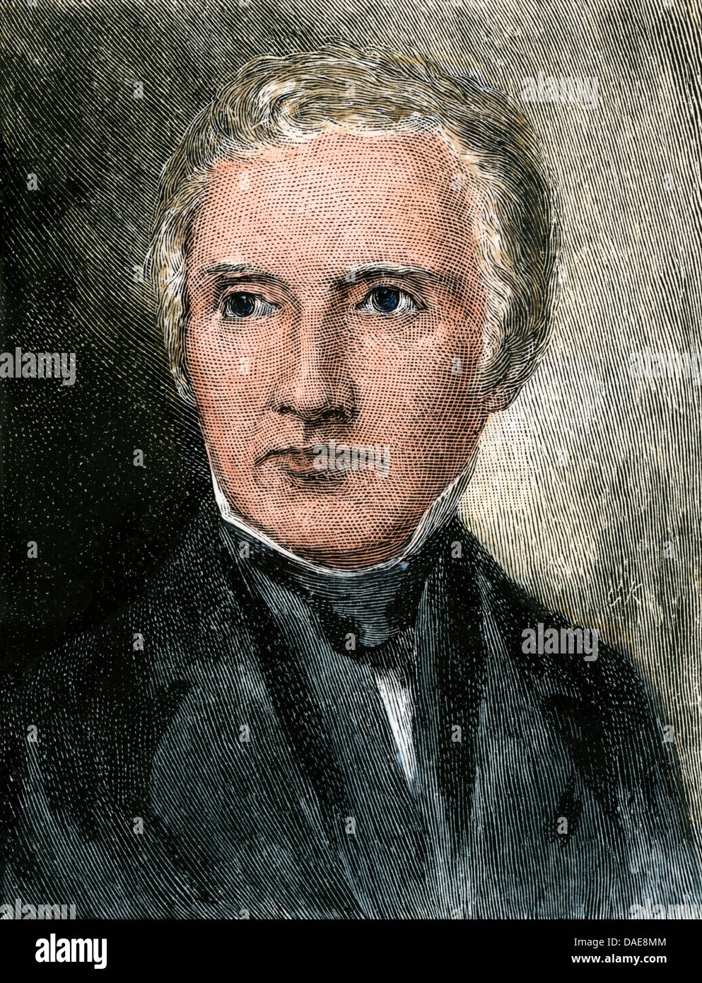 Richard J. Cleveland, father of US President Grover Cleveland. Hand ...