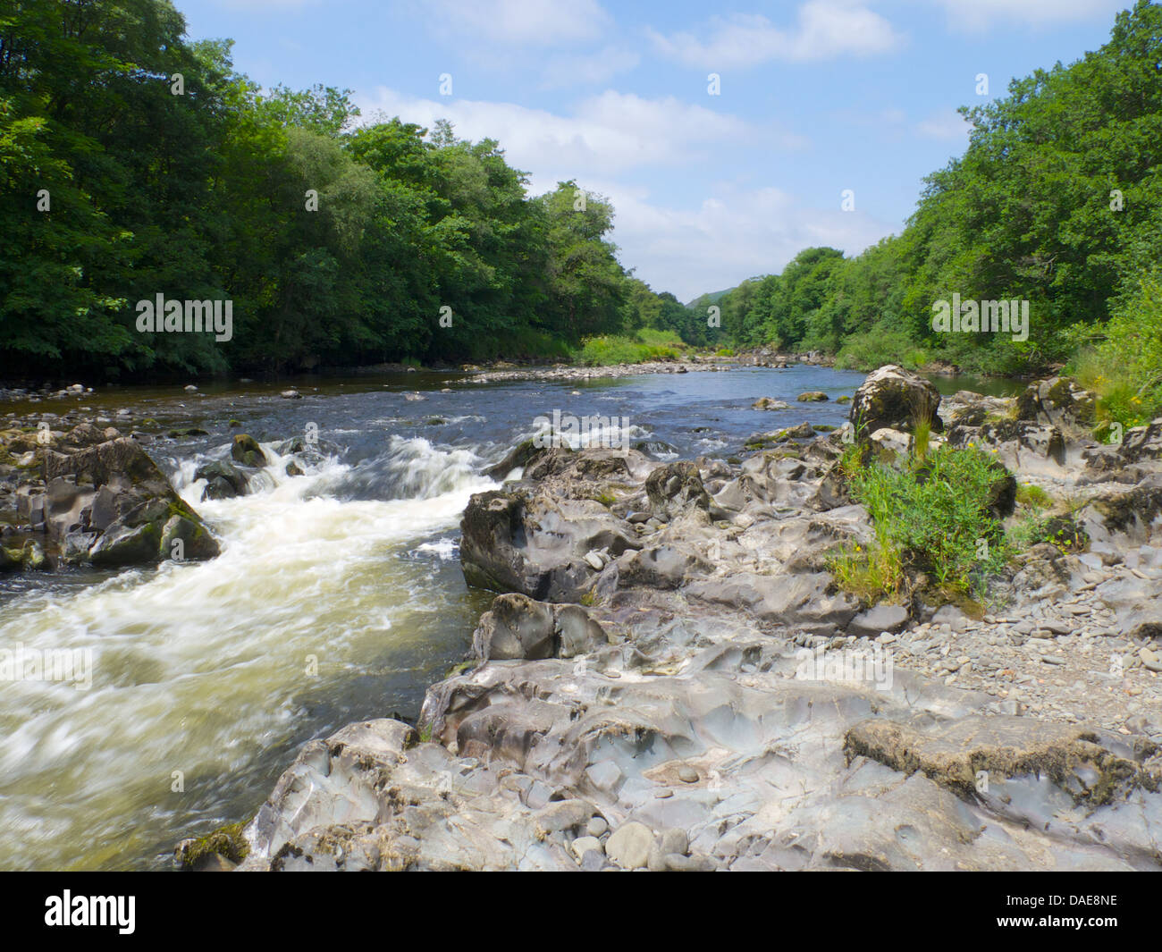 Nith River Valley Landscape, Dumfries and Galloway, Scotland Stock ...