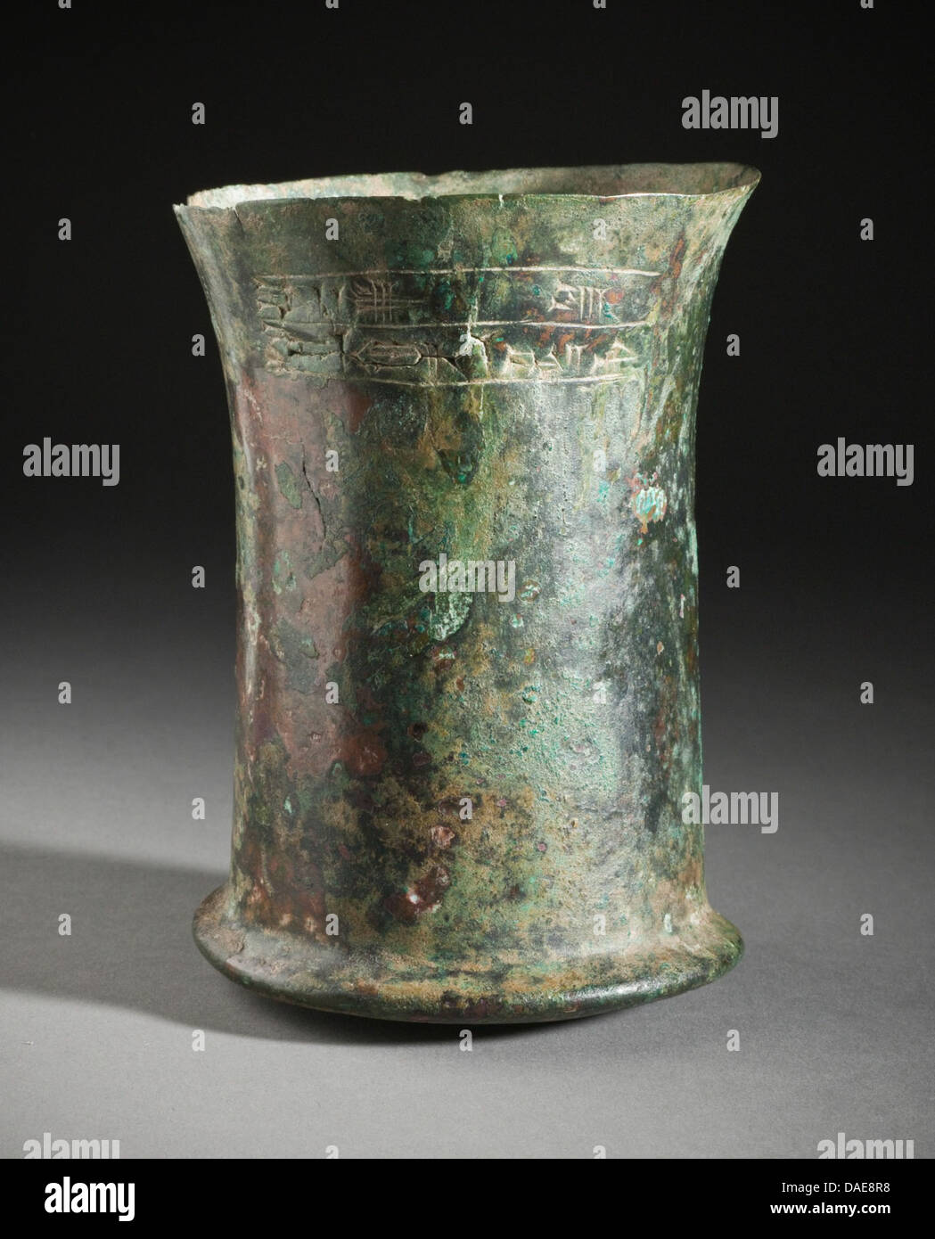 This beaker, part of the LACMA collection, demonstrates the use of ...
