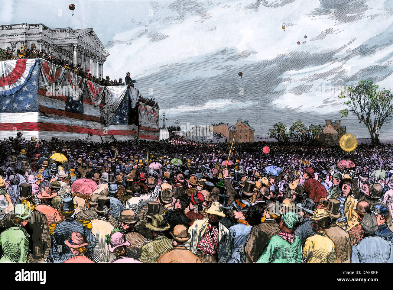 President Grover Cleveland's first inaugural address, 1885. Hand ...