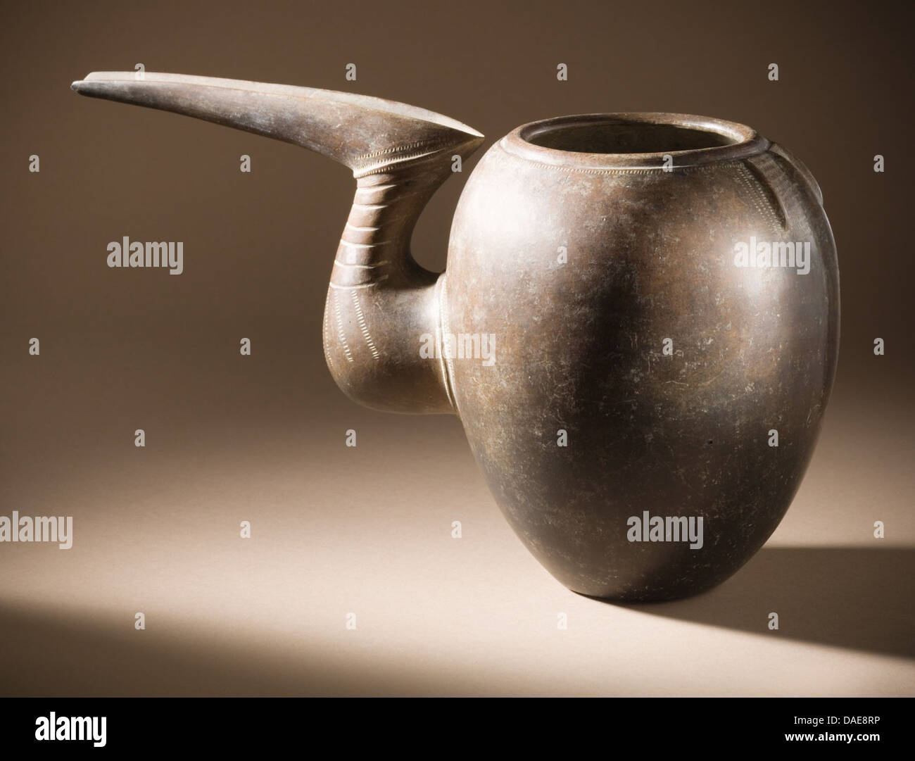 This beak-spouted gray ware pot, part of LACMA's archaeological ...
