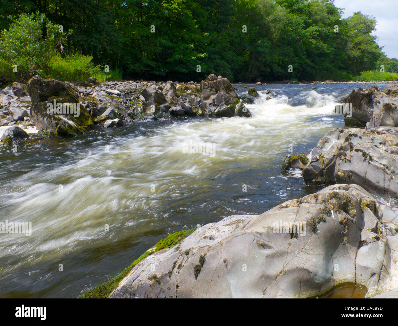 Nith River Valley Landscape, Dumfries and Galloway, Scotland Stock ...