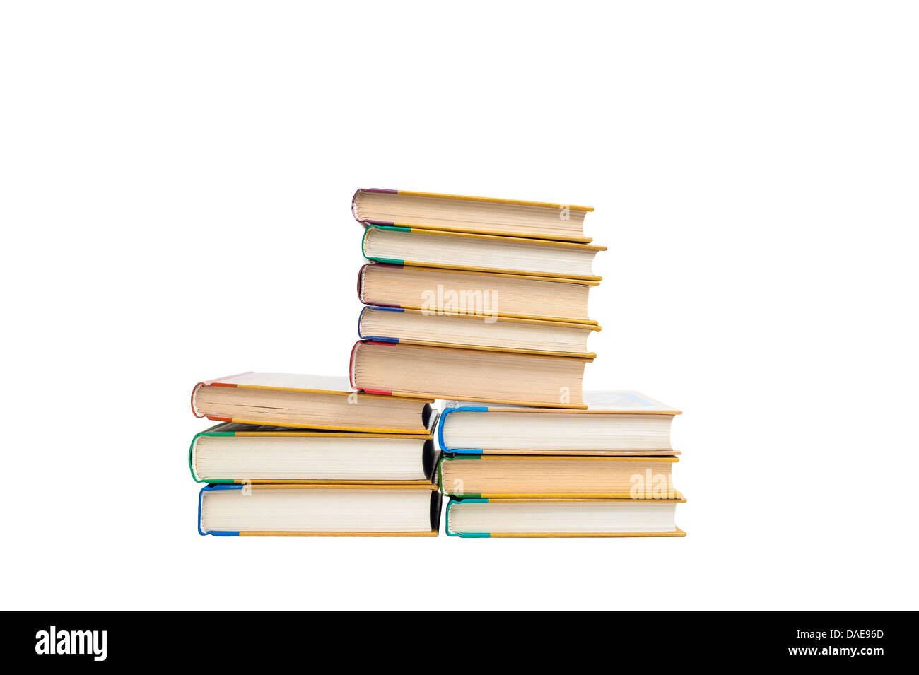 Books isolated on the white Stock Photo - Alamy