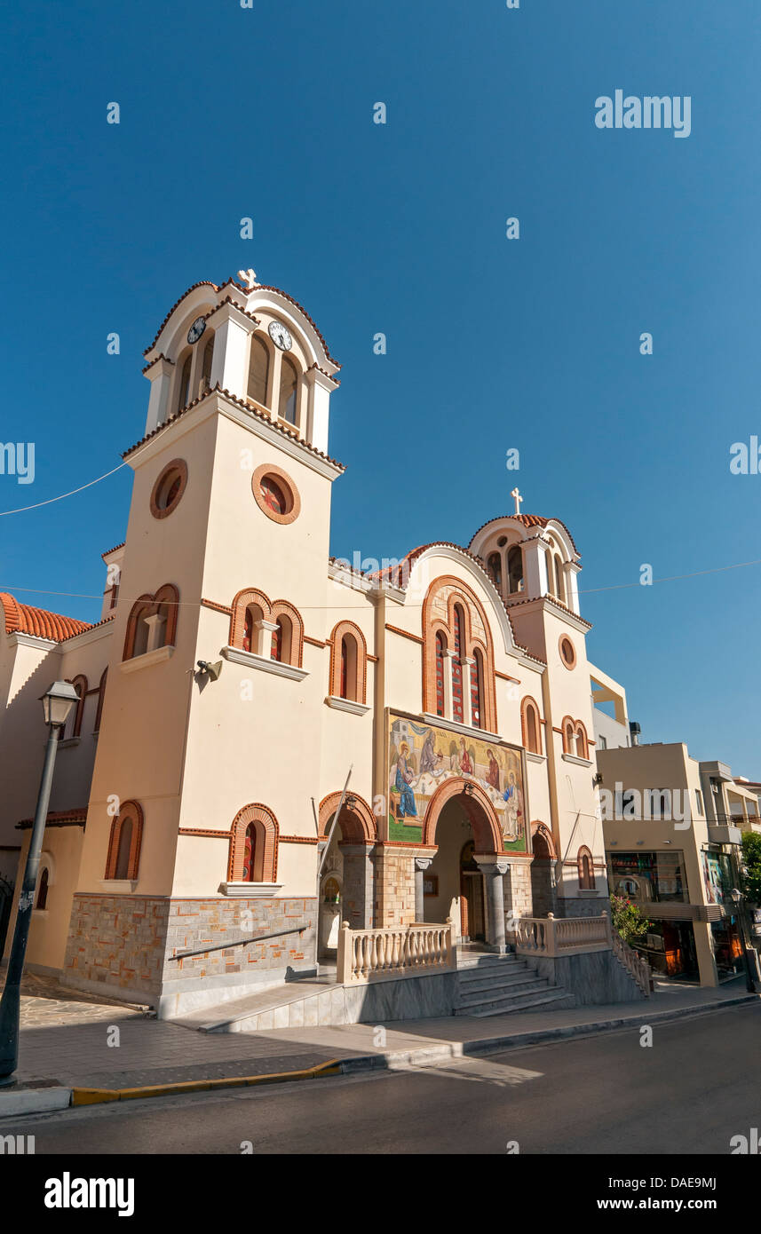 Church of Agia Triada, Agios Nikolaos, Crete, Greece Stock Photo - Alamy