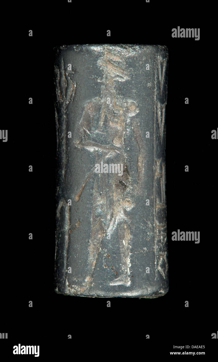 This cylinder seal, part of the LACMA collection, features intricate ...