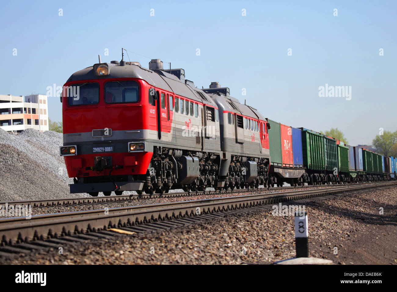 Goods locomotive hi-res stock photography and images - Alamy