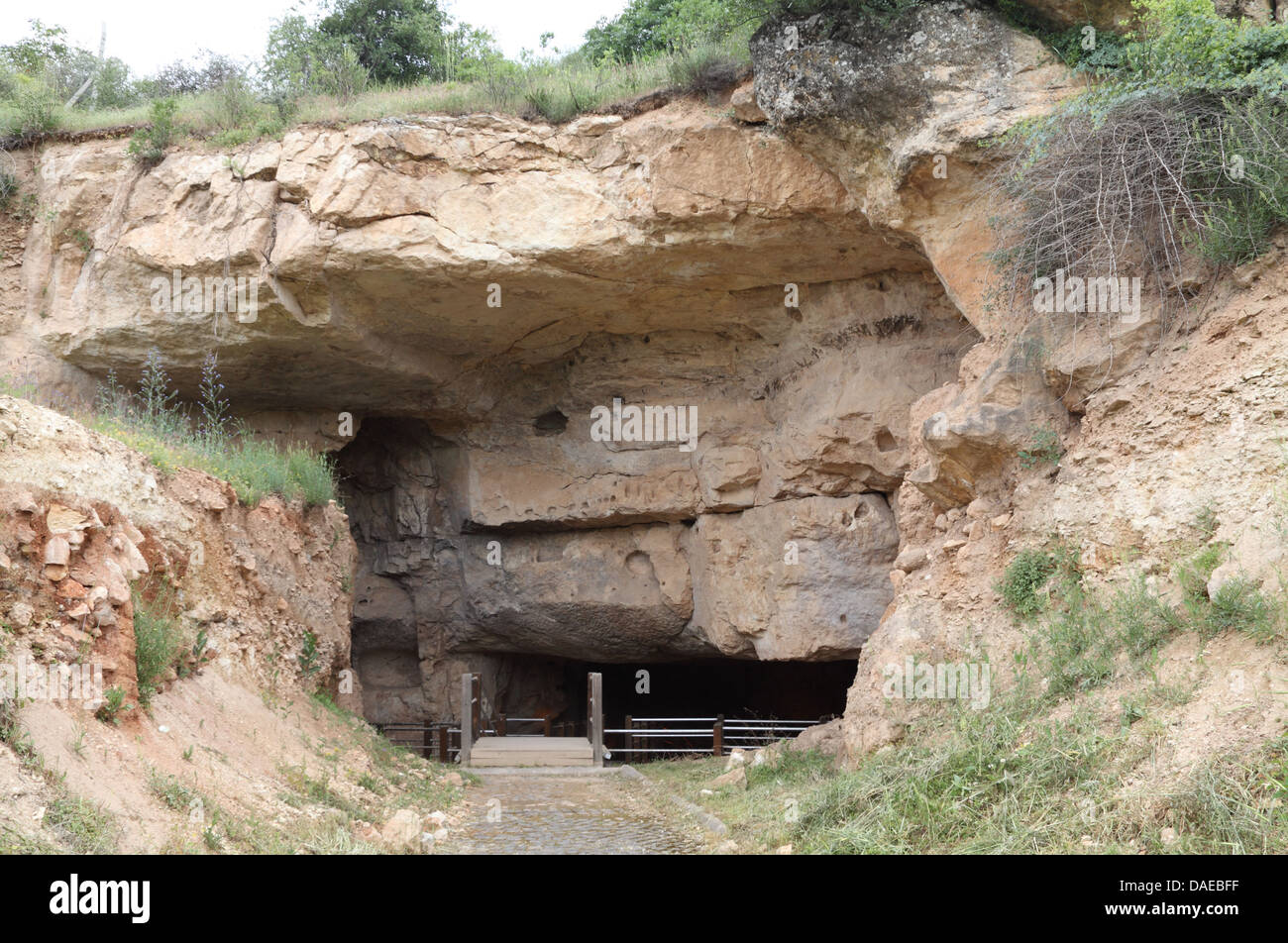 Ancient temple of Mithras cave of Duluk or Doliche, Gaziantep, South ...