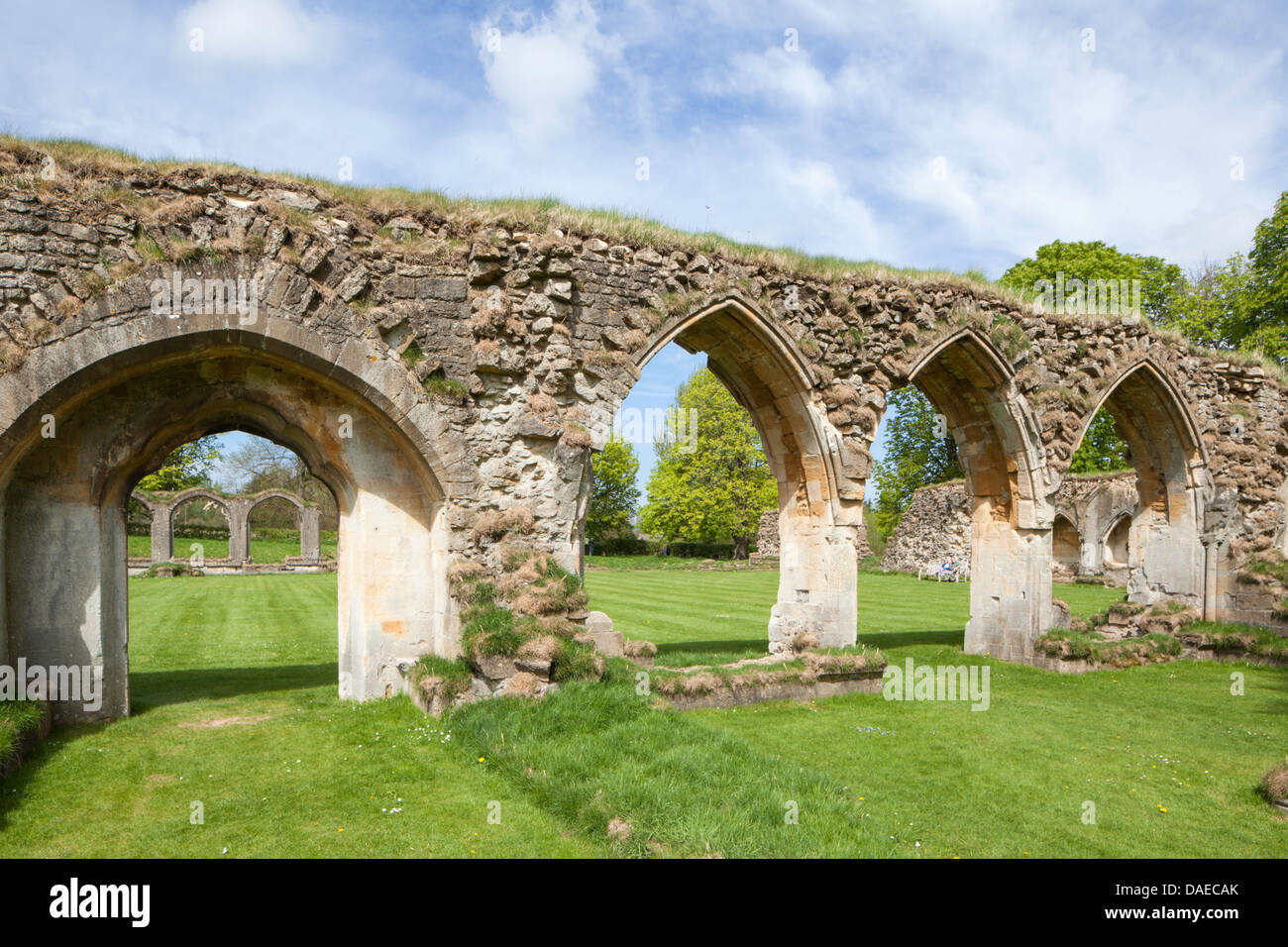 Hailes Abbey ruins near Winchcombe, Gloucestershire, England, UK Stock ...