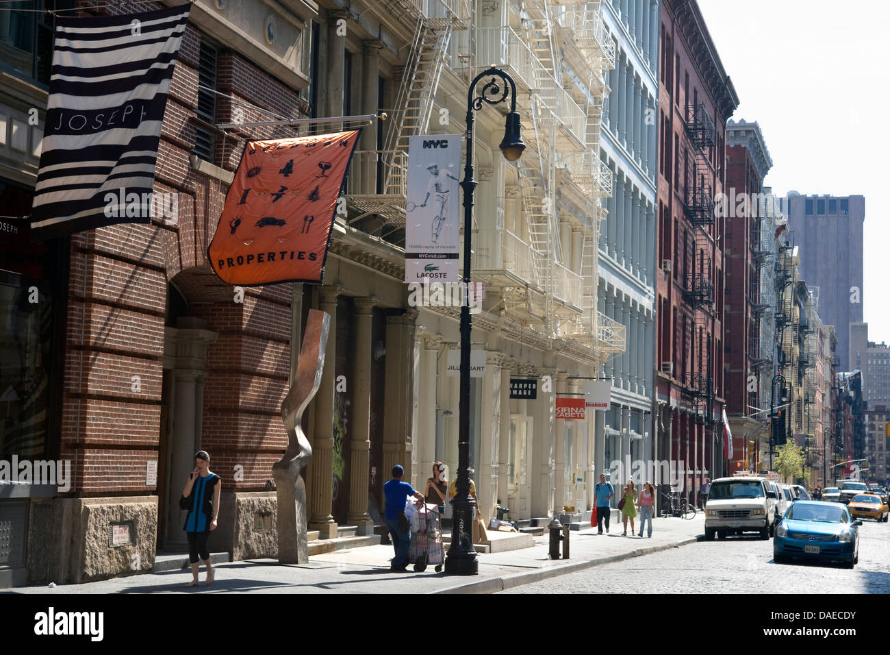GREENE STREET SOHO MANHATTAN NEW YORK CITY USA Stock Photo - Alamy