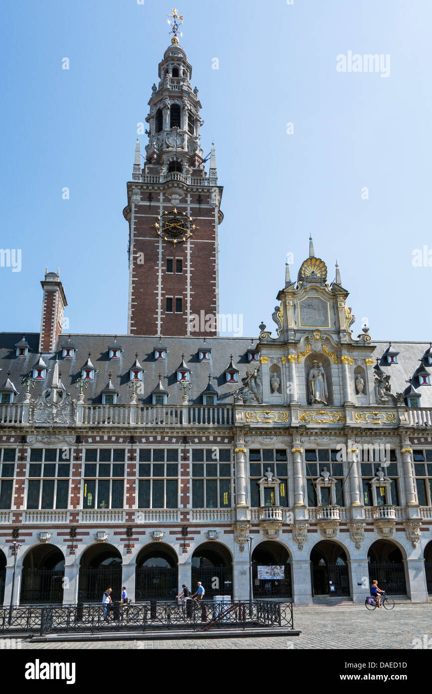 University library of Leuven / Louvain, Belgium Stock Photo - Alamy
