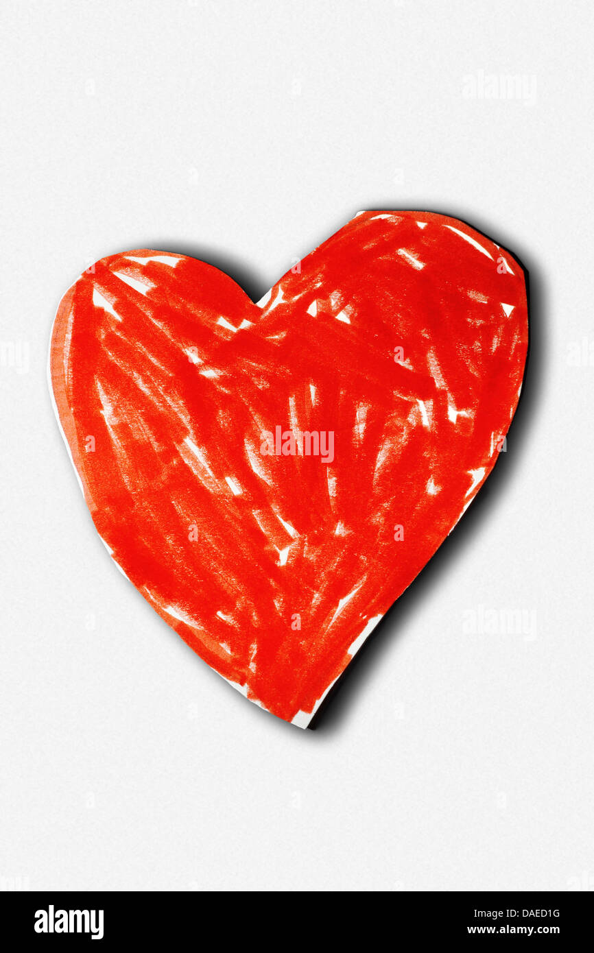 Real heart shape decoupage hi-res stock photography and images - Alamy