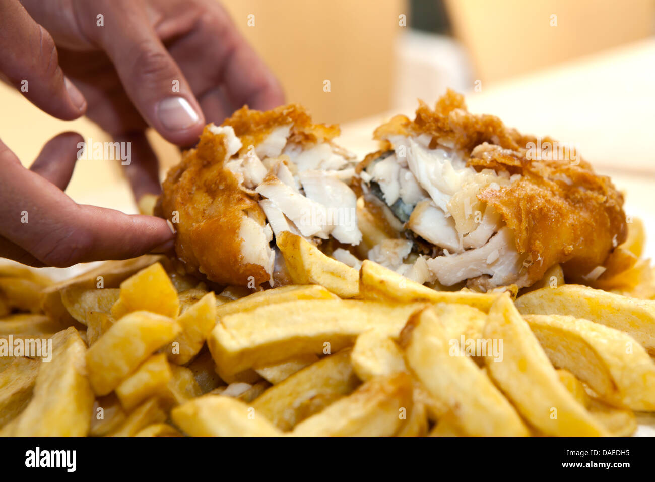 Fish & Chips Stock Photo - Alamy