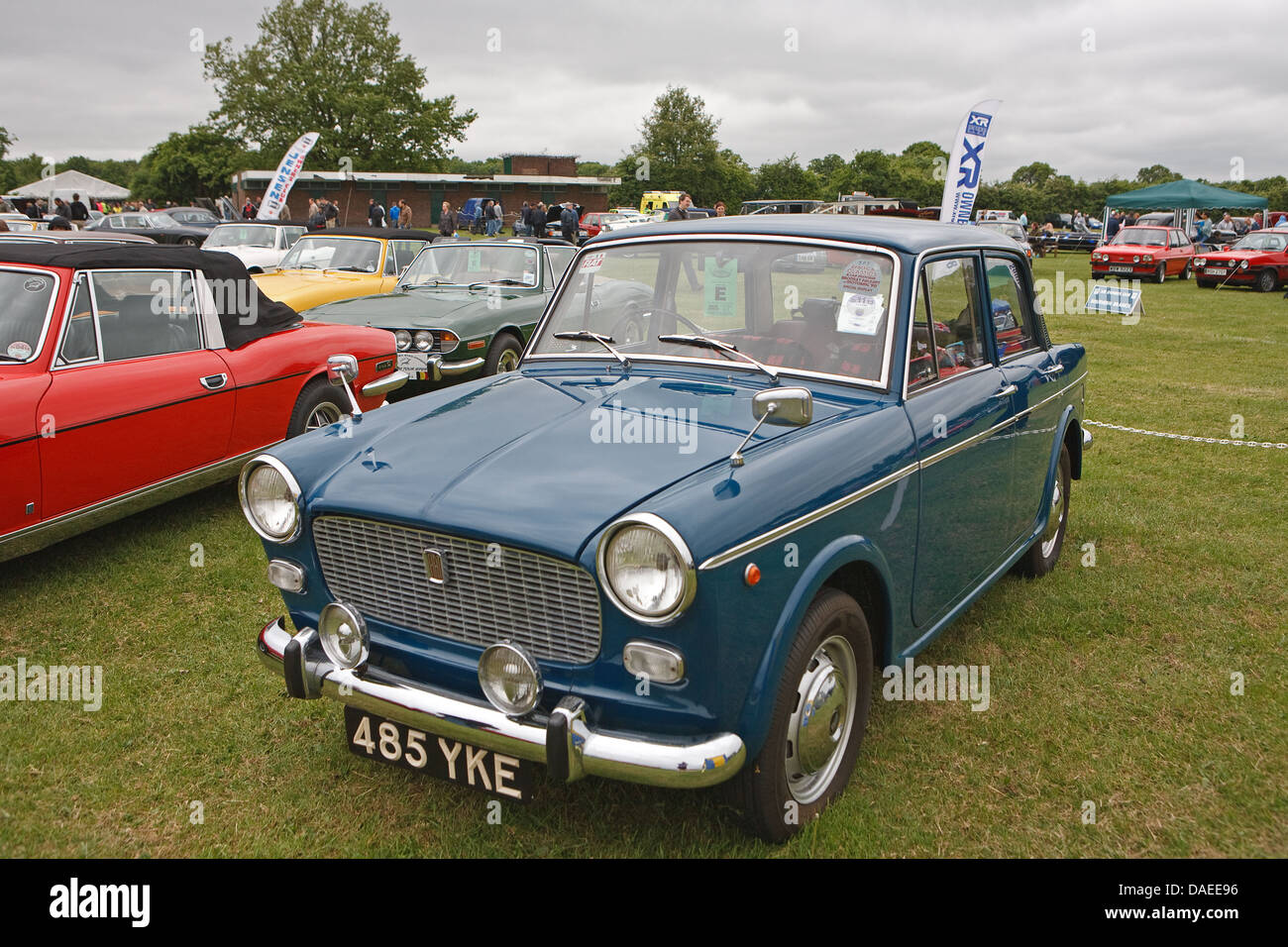 A Blue Fiat Bromley Pageant of Motoring classic car show in Norman Park ...