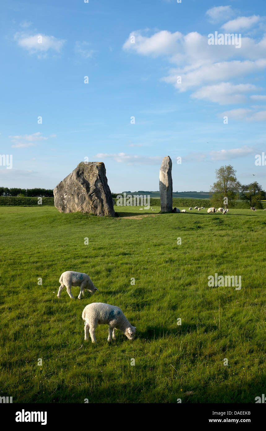 Prehistoric monument of standing stones hi-res stock photography and ...