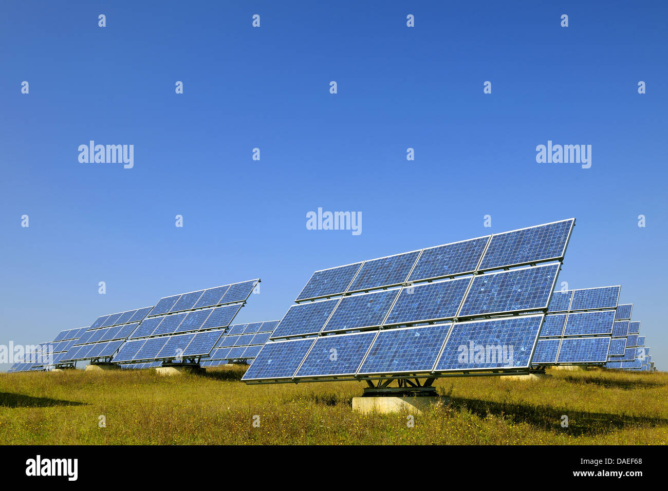 Solar Panels in Field, Germany, Bavaria Stock Photo - Alamy
