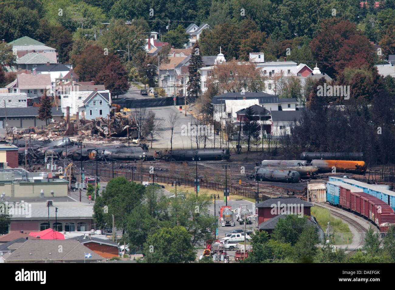 Lac megantic train hi-res stock photography and images - Alamy
