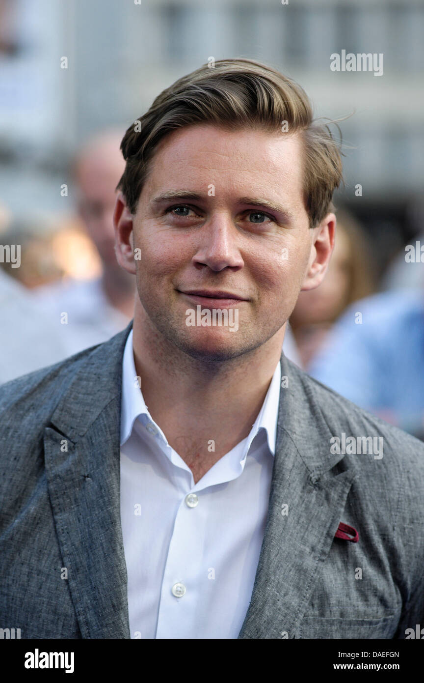 London, UK. 10th July 2013. Allen Leech attends the World Premiere of ...