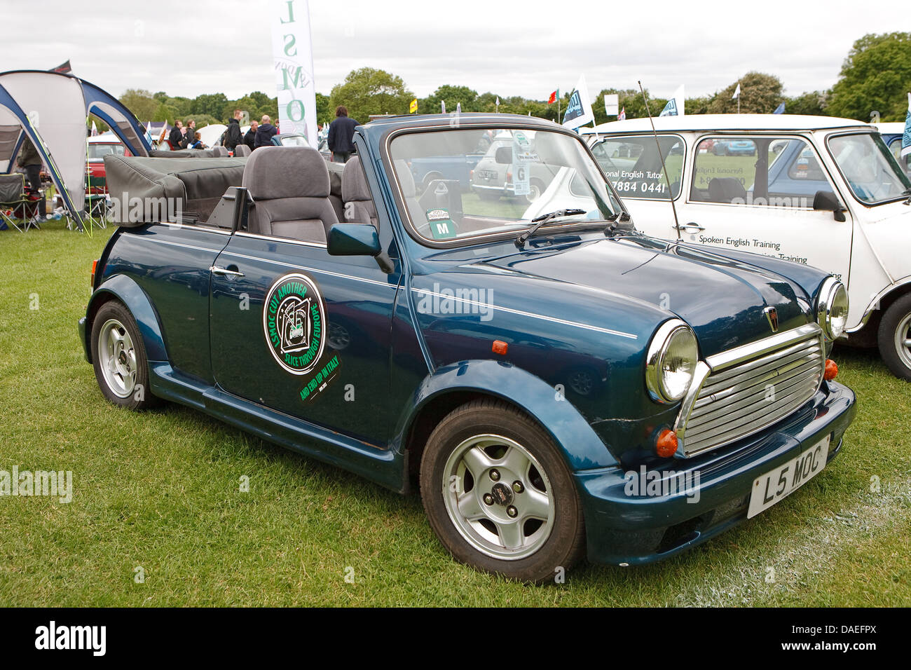 A Mini on display at Norman Park Classic Car show 2013 Stock Photo - Alamy