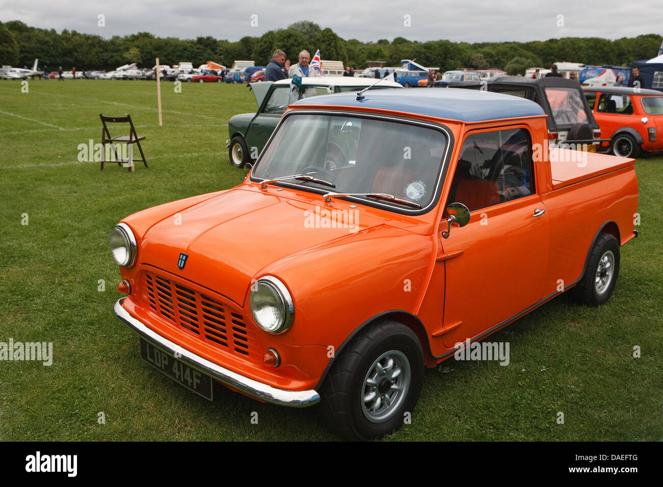 A Mini on display at Norman Park Classic Car show 2013 Stock Photo - Alamy