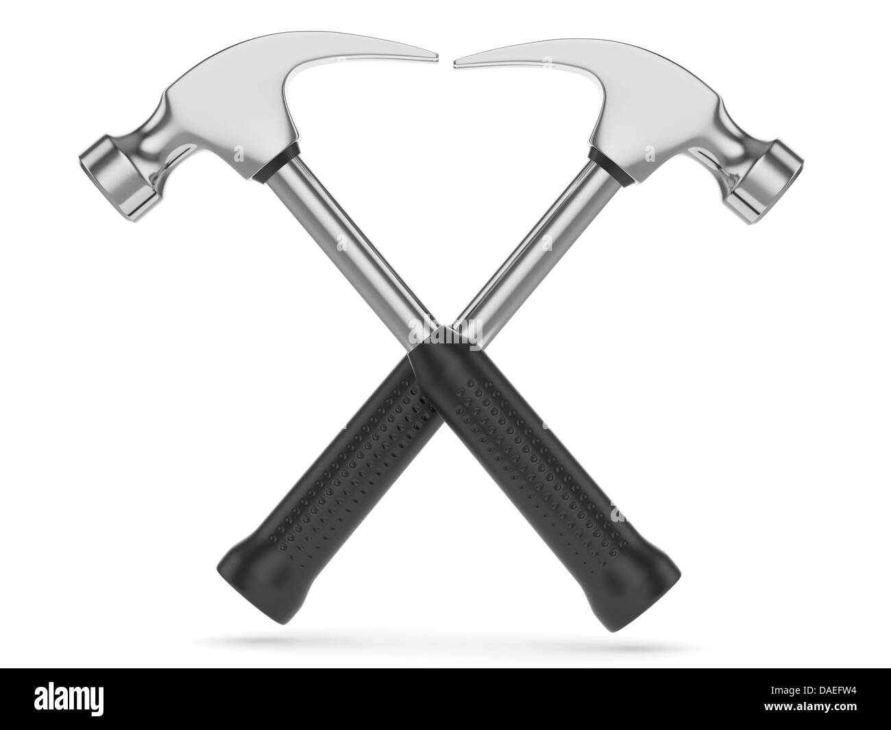 Crossed hammer symbol hi-res stock photography and images - Alamy
