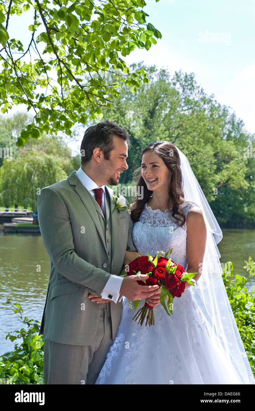Bride and groom in traditional dress hi-res stock photography and ...