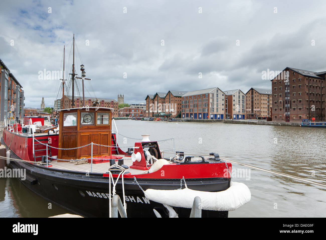 Victorian docks, Gloucester, Gloucestershire, England, UK Stock Photo ...