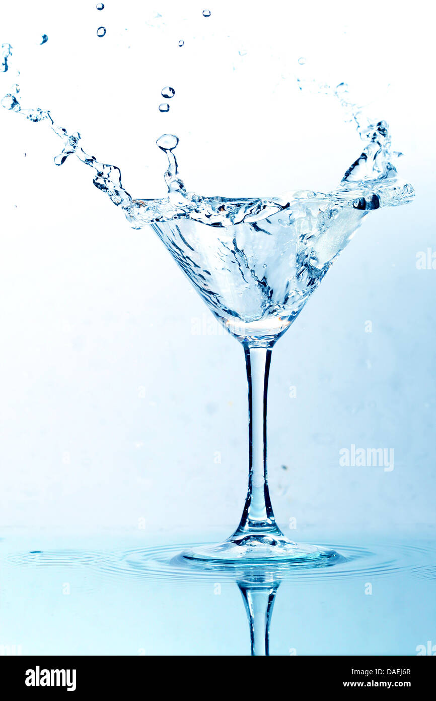 coctail splash on white background close up Stock Photo - Alamy