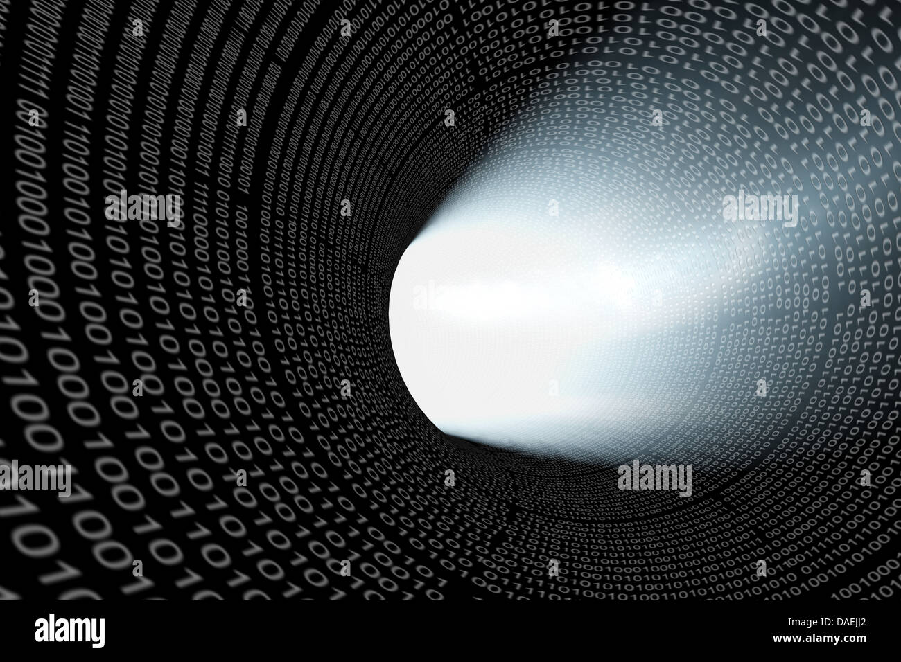 digital cyberspace hole to computer connection Stock Photo - Alamy