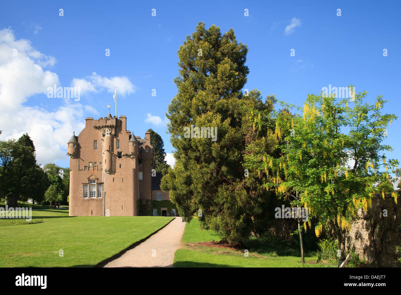 Crathes Castle on Deeside, Scotland Stock Photo - Alamy