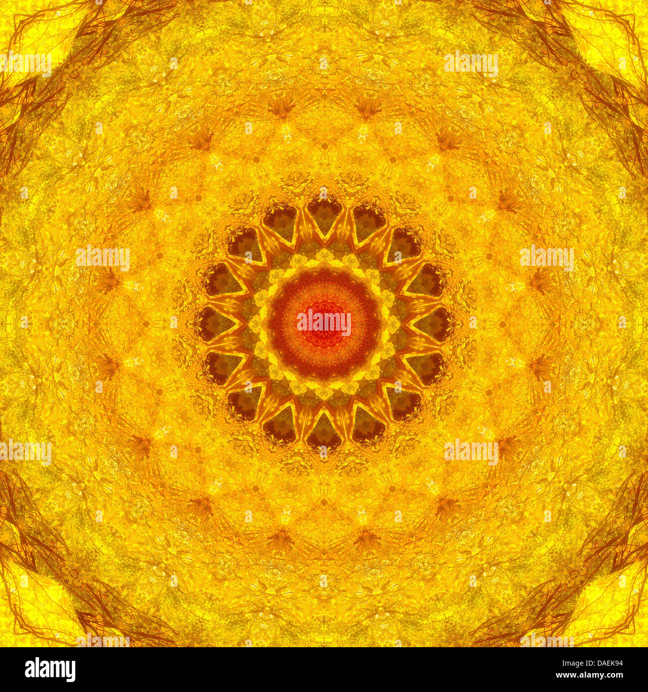 Mandala sun symbol circle life hi-res stock photography and images - Alamy
