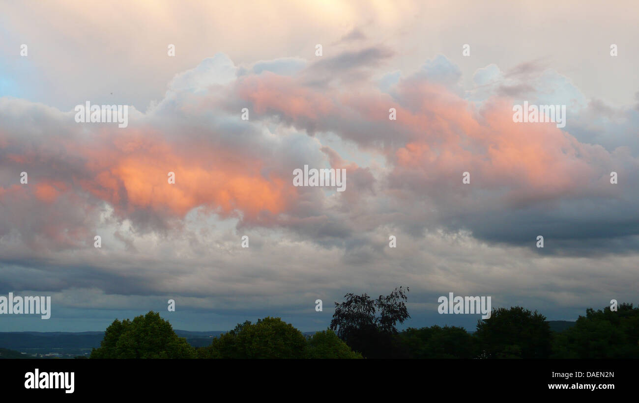 Dark storm clouds tree tops hi-res stock photography and images - Alamy