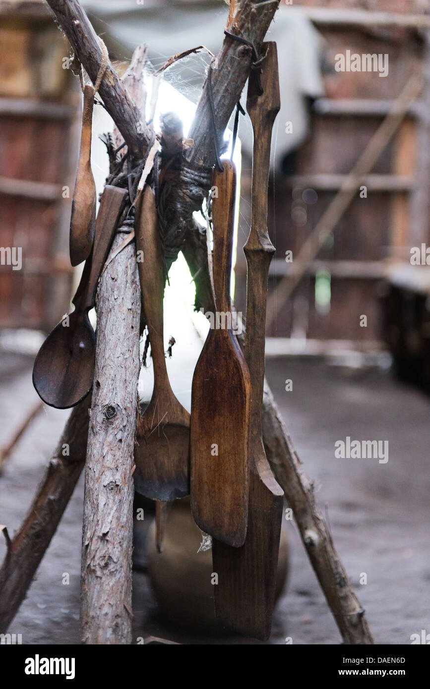 Droulers archeological site interpretation center hi-res stock ...