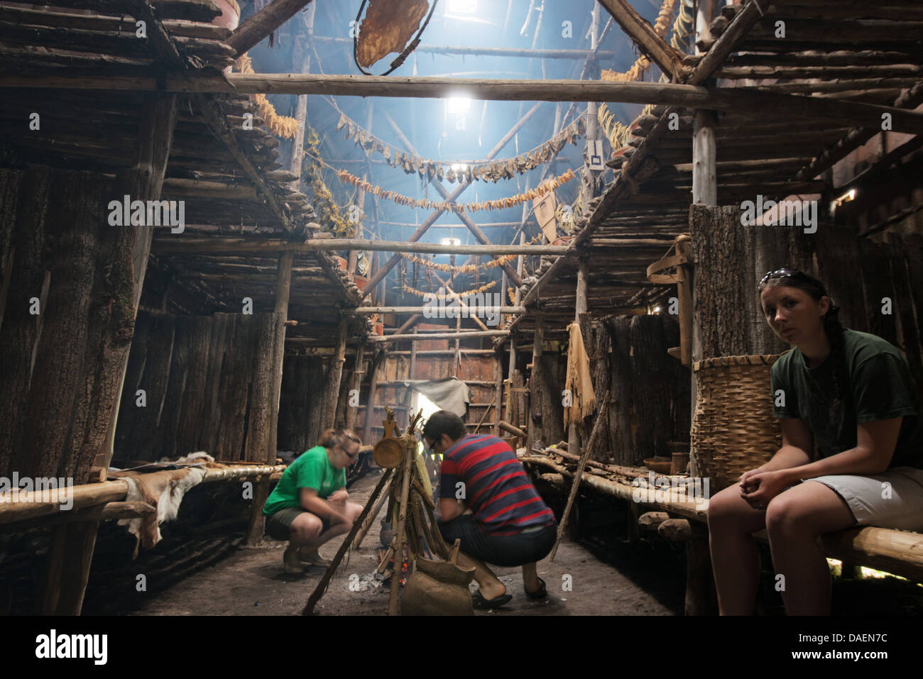 Droulers archeological site interpretation center - replica of a 15th ...