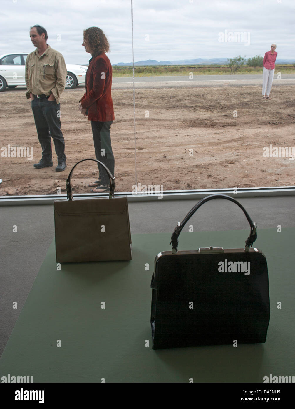 Prada Marfa is a permanent art installation set up in the Chihuahuan ...
