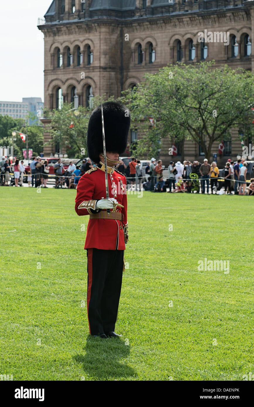 Changing the Guard ceremony - Parliament Hill - Ottawa Ontario Canada Stock Photo - Alamy