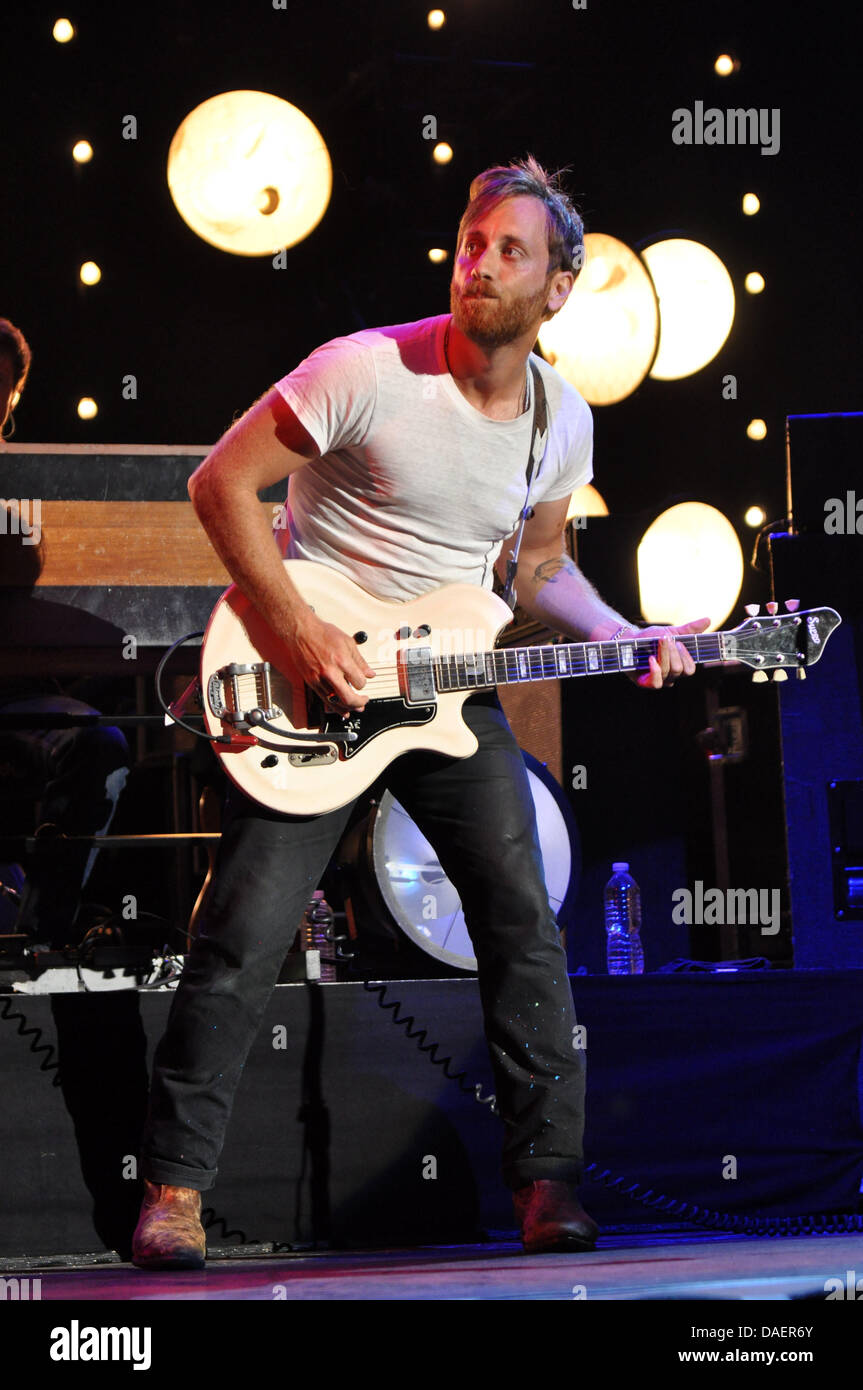 Raleigh, North Carolina, USA. 10th July, 2013. Singer DAN AUERBACH of ...