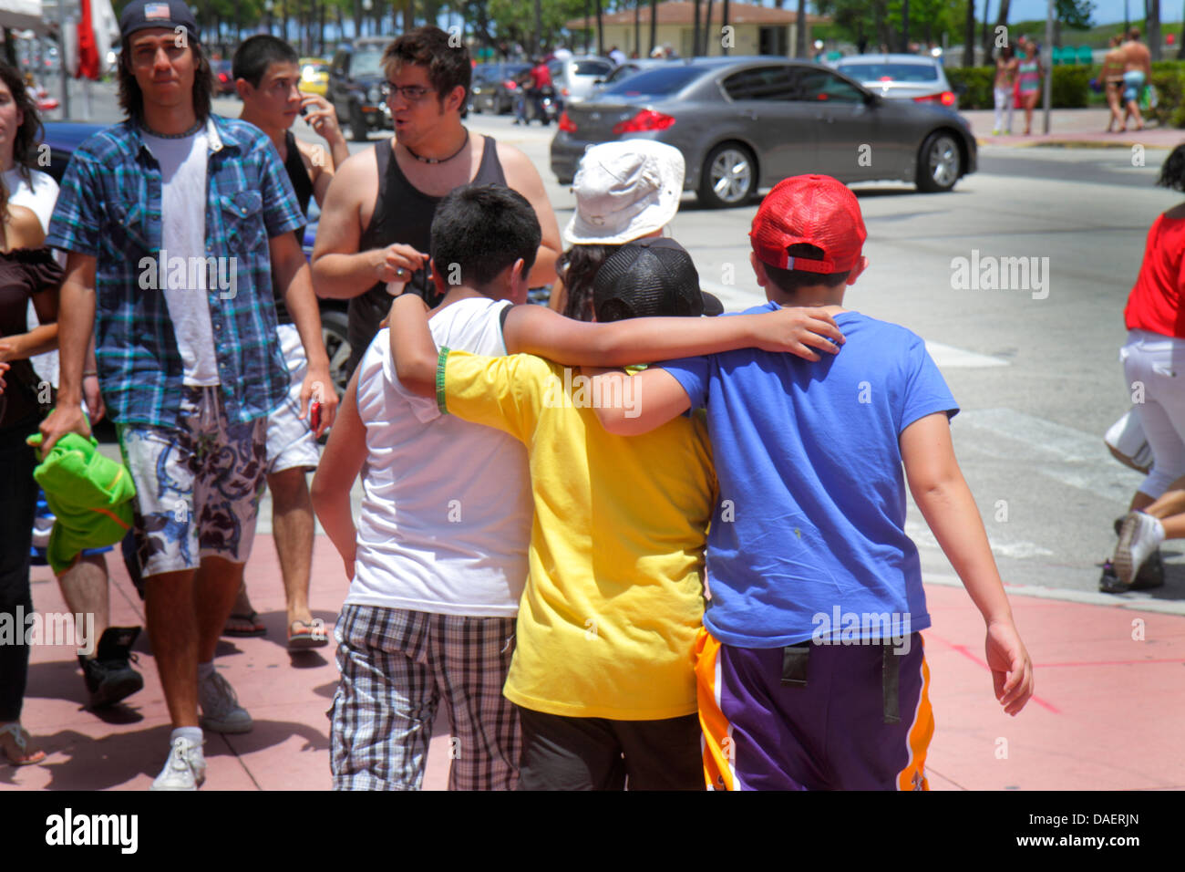 Miami Beach Florida,Ocean Drive,Hispanic Latin Latino ethnic immigrant ...
